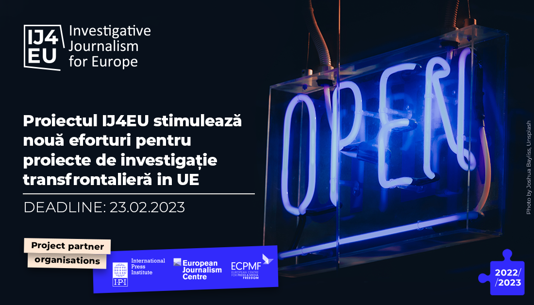 Proiectul IJ4EU stimulează nouă eforturi pentru proiecte de investigație transfrontalieră in UE ...